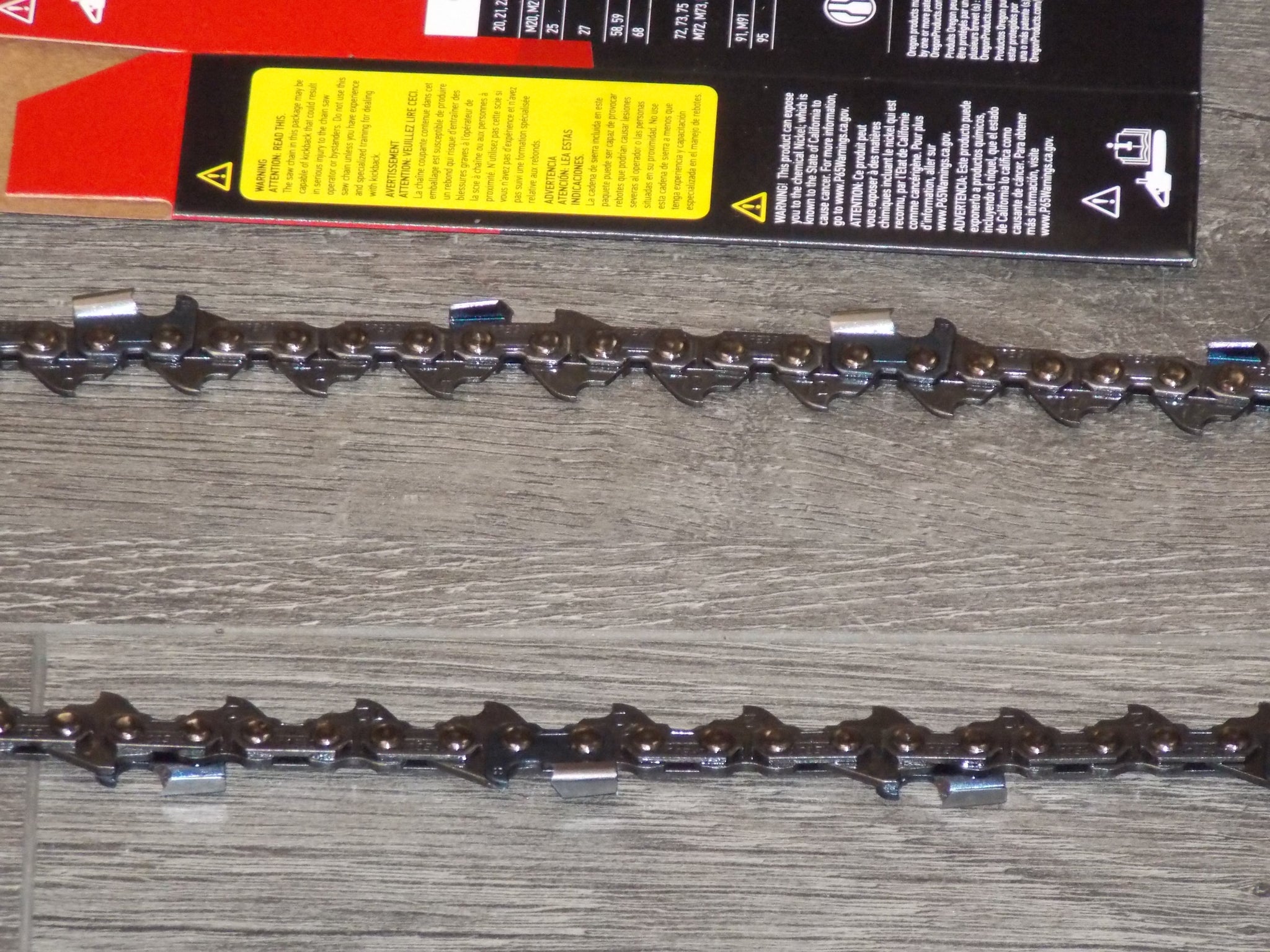 72APX069G Full-Skip Tooth Semi-Chisel, 18-Inch saw chain loop ...