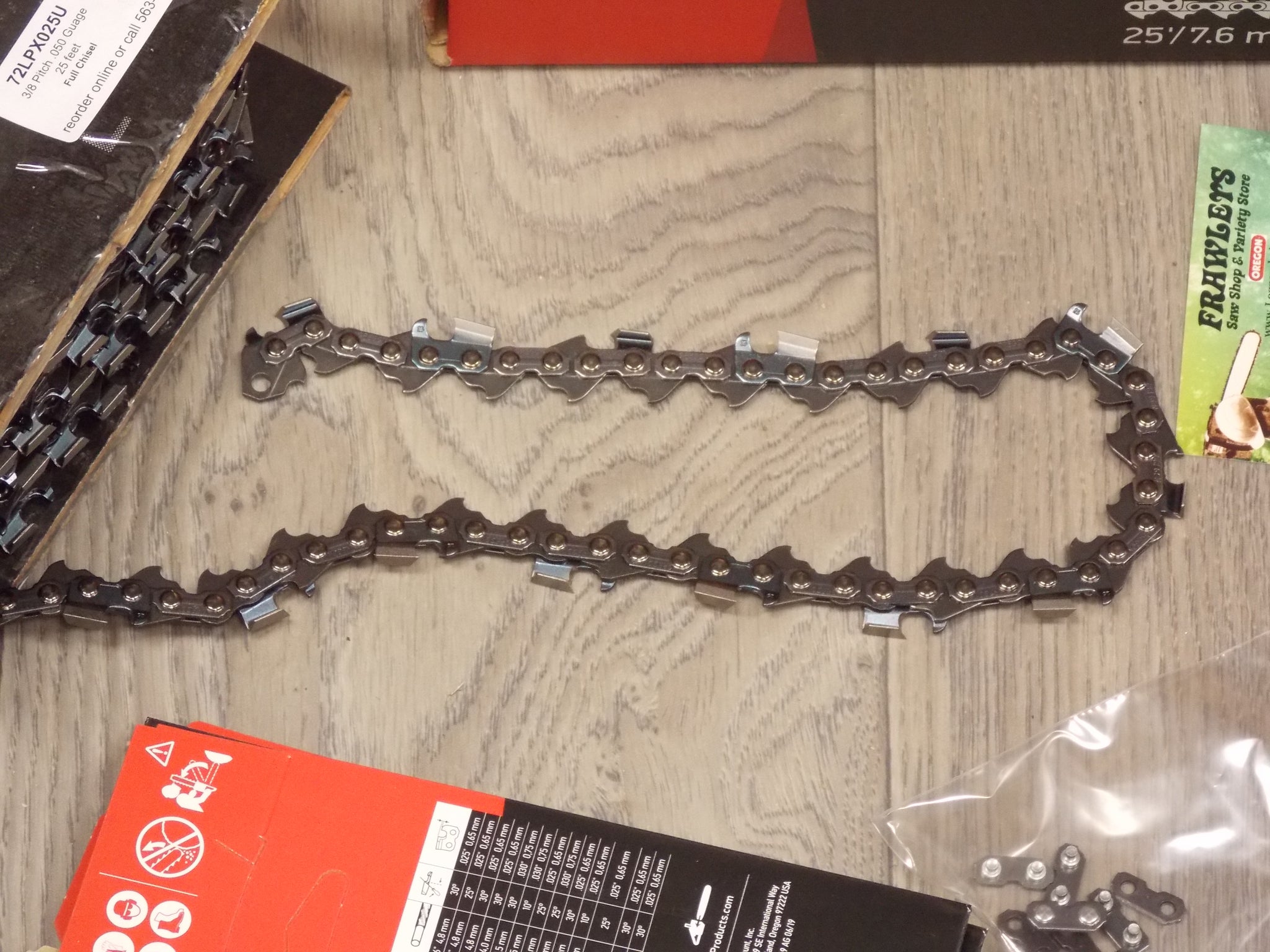75LPX025U 25' Reel 75LPX Chisel chain 3/8 pitch, .063 gauge ...